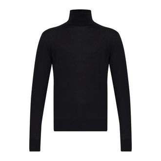 Dolce & Gabbana Pull col roul&eacute; en cachemire - Homme - Pulls - Bleu - Taille: M