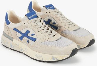 Premiata Baskets basses bi-mati&egrave;re Mick