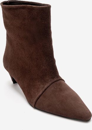 Prologue Amara Leder Kitten-Heel Stiefelette