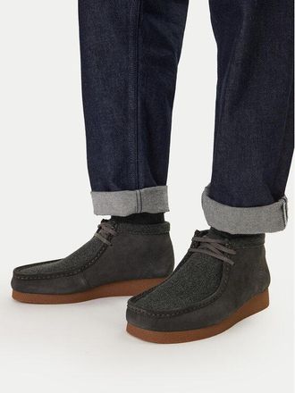 Clarks Schn&uuml;rschuhe WallabeeEVO BT 26183994 Grau