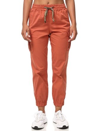 Tazzio Cargo Hose Damen Cargohose Regular Fit F600 (XS, Ocker)