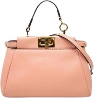 Fendi Pre-owned Micro Peekaboo - Femme - Pre-owned - Rose - Taille: ONE Size