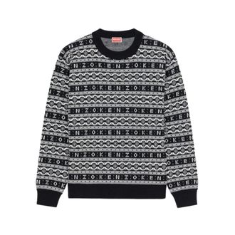 Kenzo Rundhals-Strickware - - Knitwear - Herren - Schwarzk - M