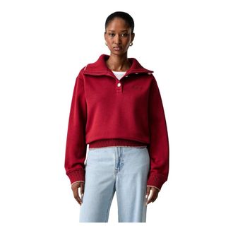 Guess Femme, Sweatshirts et sweats &agrave; capuche, Rouge, Taille: 44 FR SweaT-shirt X North Sails