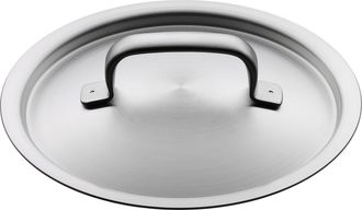 WMF Gourmet Plus Topfdeckel 16 cm, Cromargan Edelstahl mattiert, Metalldeckel, spülmaschinengeeignet