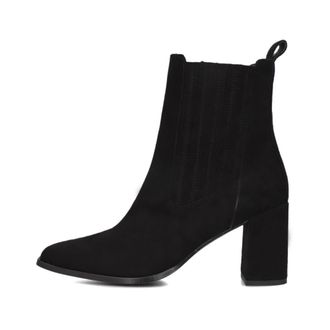 Notre-V Schwarze Wildleder Stiefeletten Stilvolles Modell - - Shoes - Damen - Schwarzk - 42 EU