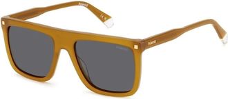 Polaroid Homme, Accessoires, Jaune, Taille: 56 MM PLD 4166/S/X 40G(M9) Lunettes de soleil