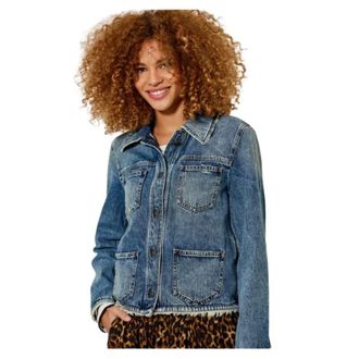 Five Jeans Five Jeans, Femme, Vestes, Bleu, Taille: 36 FR Vestes