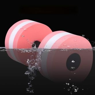 CHICIRIS Hantel Wasserhantel Bodybuilding Fitnesstraining f&uuml;r Aerobic-&Uuml;bungen Im Pool oder Fitnessstudio EVA-Schaum Blau Rosa Gr&uuml;n 10,4 X 5,9 Zoll 1 Paar (PINK