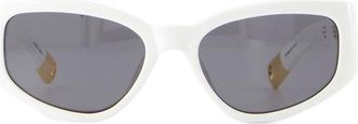Jacquemus unisex, Accessoires, Blanc, Taille: ONE Size Lunettes de soleil chic en ac&eacute;tate