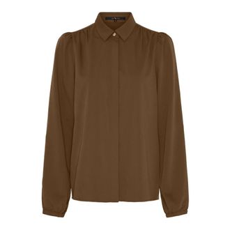 BTF-CPH Elegantes Hemd - - Blouses & Shirts - Damen - Braun - M