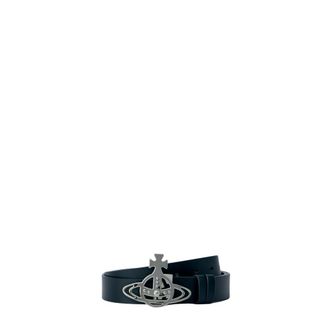 Vivienne Westwood Line Orb Buckle Belt - - Accessories - Herren - Schwarzk - M