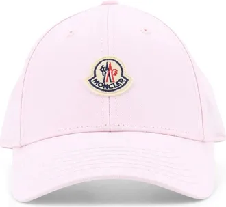 Moncler Femme, Accessoires, Rose, Taille: ONE Size Gabardine Baseball Cap