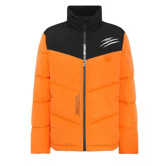 Plein Sport Puffer Jacket Scratch - - Sport - Herren - Orange - L