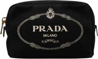 Prada Pre-owned Vintage Handbag Pouch - Femme - Pre-owned - Noir - Taille: ONE Size