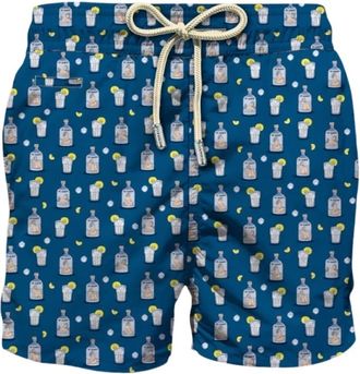 Saint Barth Homme, Maillots de bain, Multicolore, Taille: L Lighting Swim Shorts