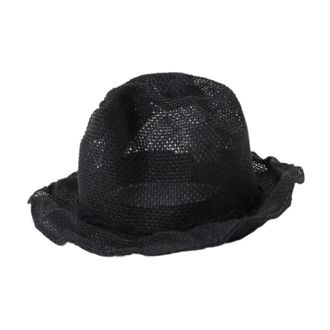Yohji Yamamoto unisex, Accessoires, Noir, Taille: M Chapeau de Montagne Froiss&eacute;