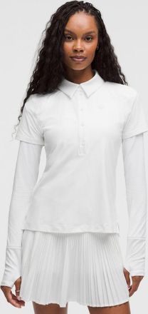lululemon Polo manches courtes à séchage rapide Ourlet droit pour Femmes - Taille 10