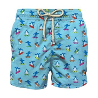 MC2 Saint Barth Penguin Skate Badeshorts - - Swimwear - Herren - Blau - XL