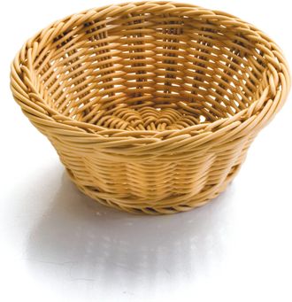 Lacor 63473 Runde Brotkorb, Polypropilene, beige, 23 x 23 x 8 cm