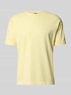 Drykorn T-Shirt mit &Auml;rmelaufschlag und Rundhalsausschnitt