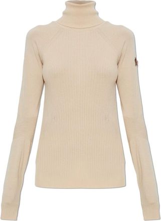 Moncler Grenoble Apres-Ski Rollkragenpullover - - Knitwear - Damen - Beige - S