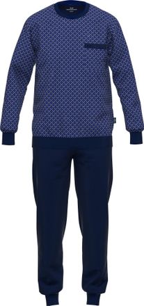 G&ouml;tzburg Herren-Schlafanzug Single-Jersey Marine Gr&ouml;&szlig;e 56