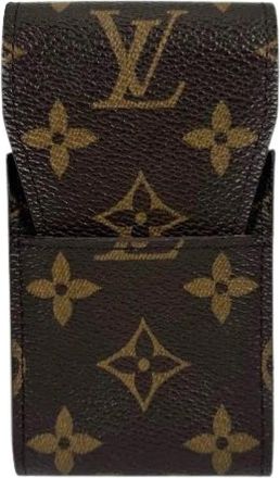 Louis Vuitton Pre-owned &Eacute;tui &agrave; cigarettes Monogram - Femme - Pre-owned - Brun - Taille: ONE Size