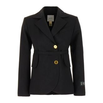 Patou Femme, Vestes, Noir, Taille: 34 FR Collection de Vestes et Gilets &Eacute;l&eacute;gants