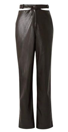 Jonathan Simkhai Amelia Vegan Leather Trousers Size S