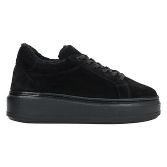 Estro & Luminara Velours Sneaker - - Shoes - Damen - Schwarzk - 36 EU