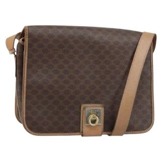 Celine Sac bandouli&egrave;re vintage Pre-owned - Femme - Pre-owned - Brun - Taille: ONE Size