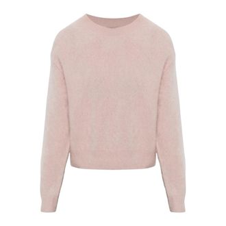 Rag & Bone Jada geb&uuml;rsteter Kaschmir-Rundhalsausschnitt - - Knitwear - Damen - Rosa - XS