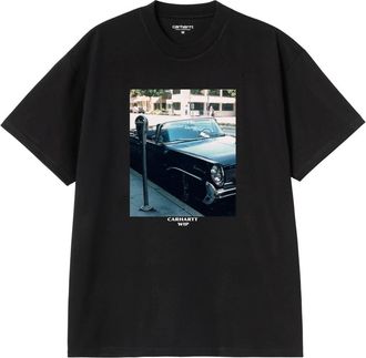 Carhartt Work in Progress Homme, Tops, Noir, Taille: L S/S Warm Views T-Shirt