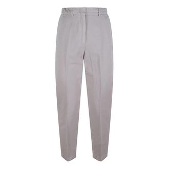 Incotex Blaue Stretch-Baumwollhose - - Trousers - Damen - Braun - 2XS