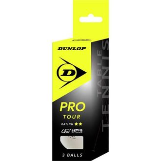 Dunlop Ball 40+ PRO TOUR 3 BALL WEI&szlig;