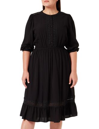 Kaffe Damen Kafreya Dress Kleid, Black Deep, 40