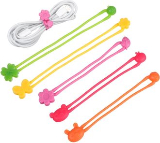 BESPORTBLE 5 St&uuml;ck Starke Elastische Silikonb&auml;nder Flexible Fixierb&auml;nder f&uuml;r Brotdose Bento Box und B&uuml;cher Langlebige Dehnbare Schlaufen aus Hautfreundlichem Sil