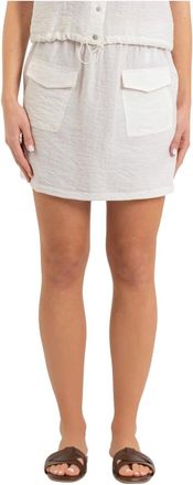 Kocca Femme, Jupes, Blanc, Taille: 44 FR Jupe d&eacute;t&eacute; chic mi-cuisse