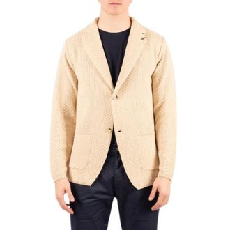 Paoloni Homme, Vestes, Beige, Taille: 3XL Blazer