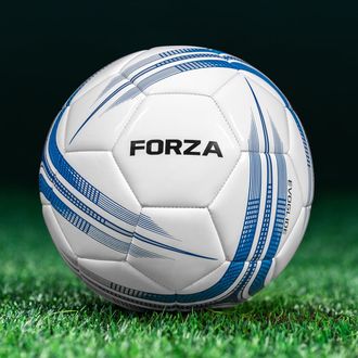 FZ Forza Mini Skills Fu&szlig;ball - Trainingsball Gr&ouml;&szlig;e 1 f&uuml;r Kinder & Erwachsene - Langlebiger PVC-Mini-Fu&szlig;ball f&uuml;r drinnen & drau&szlig;en (1 St&uuml;ck, Wei&szlig; & Blau)