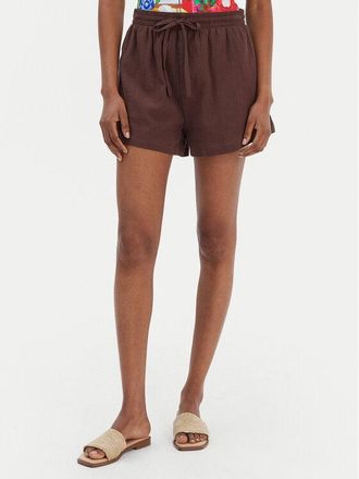 Seafolly Stoffshorts Crinkle 55429-SH Braun Regular Fit