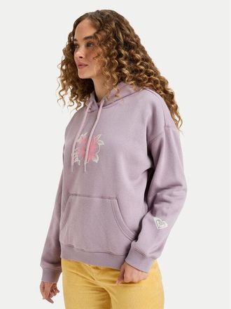 Roxy Sweatshirt Perfect Place Brushed ERJFT05032 Violett Regular Fit