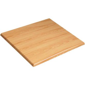 Oviala Plateau de table carré stratifié 60 x 60 cm bois clair