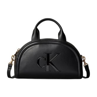 Calvin Klein Sac bandouli&egrave;re Signature Monogram - Femme - Sacs - Noir - Taille: ONE Size