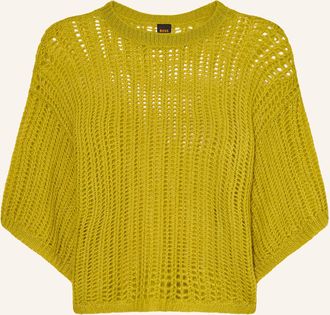 HUGO BOSS Pullover Frug Mit 3/4-Arm Und Mohair gruen