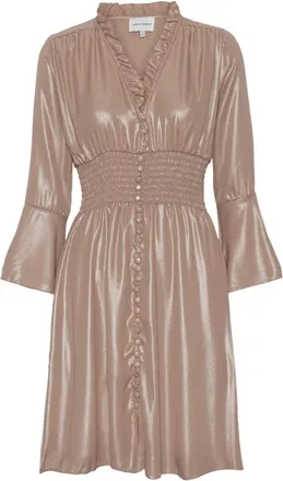 Americandreams Americandreams, Femme, Robes, Beige, Taille: 40 FR Sally Short Dress