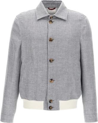 Brunello Cucinelli Herren, Jacken, Grau, LGröße