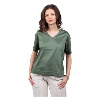 Gran Sasso Femme, Tops, Vert, Taille: 38 FR T-Shirt