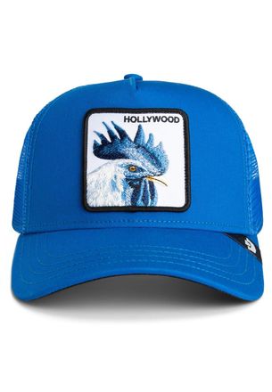 Goorin Brothers Trucker Cap Hollywood Rooster Blue Royalblau, Size:OneSize